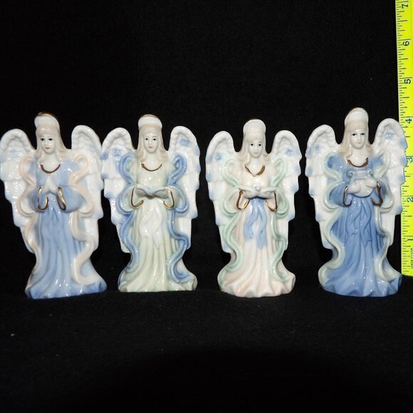 Unbranded | Other | Vintage Porcelain Angels Set Of 4 | Poshmark